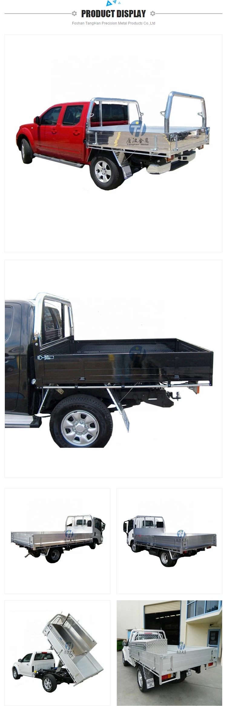 Custom Build 4x4 Dual Cab Aluminum/steel Ute Truck Tray Body For Pickup ...