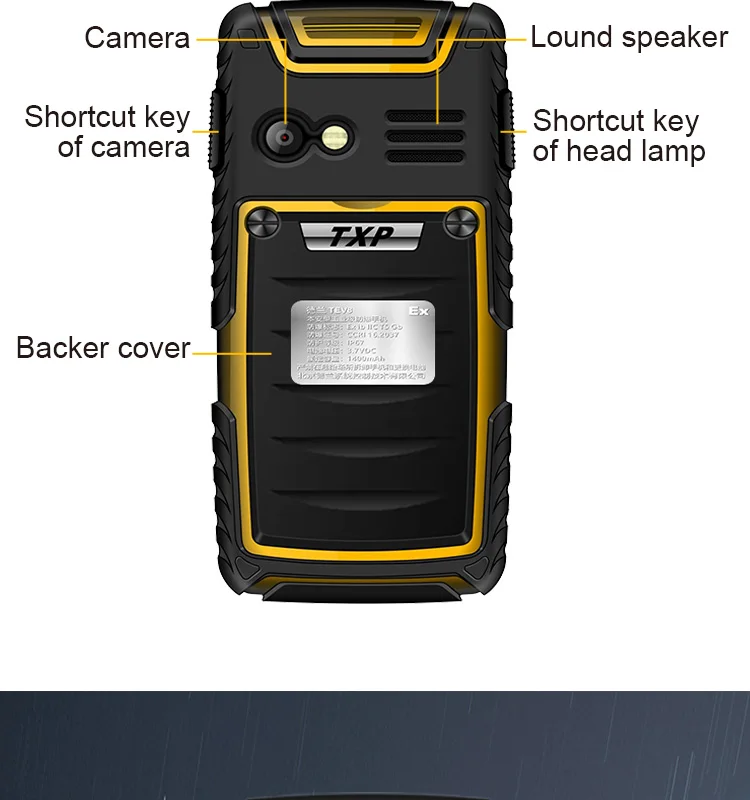 Explosion Proof Mobile Phone Rugged Phone,Intrinsically Safe For Oil ...
