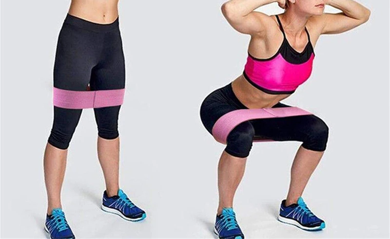 Strength Rubber Bands Elastic Bandsyoga Gym Training Braided Fitness ...