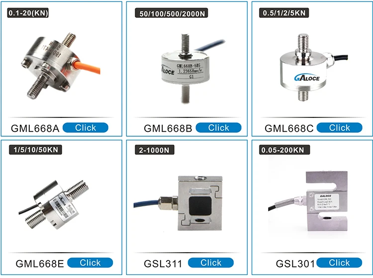 GML668C industrial robot use Miniature force sensors load cells 500N ...