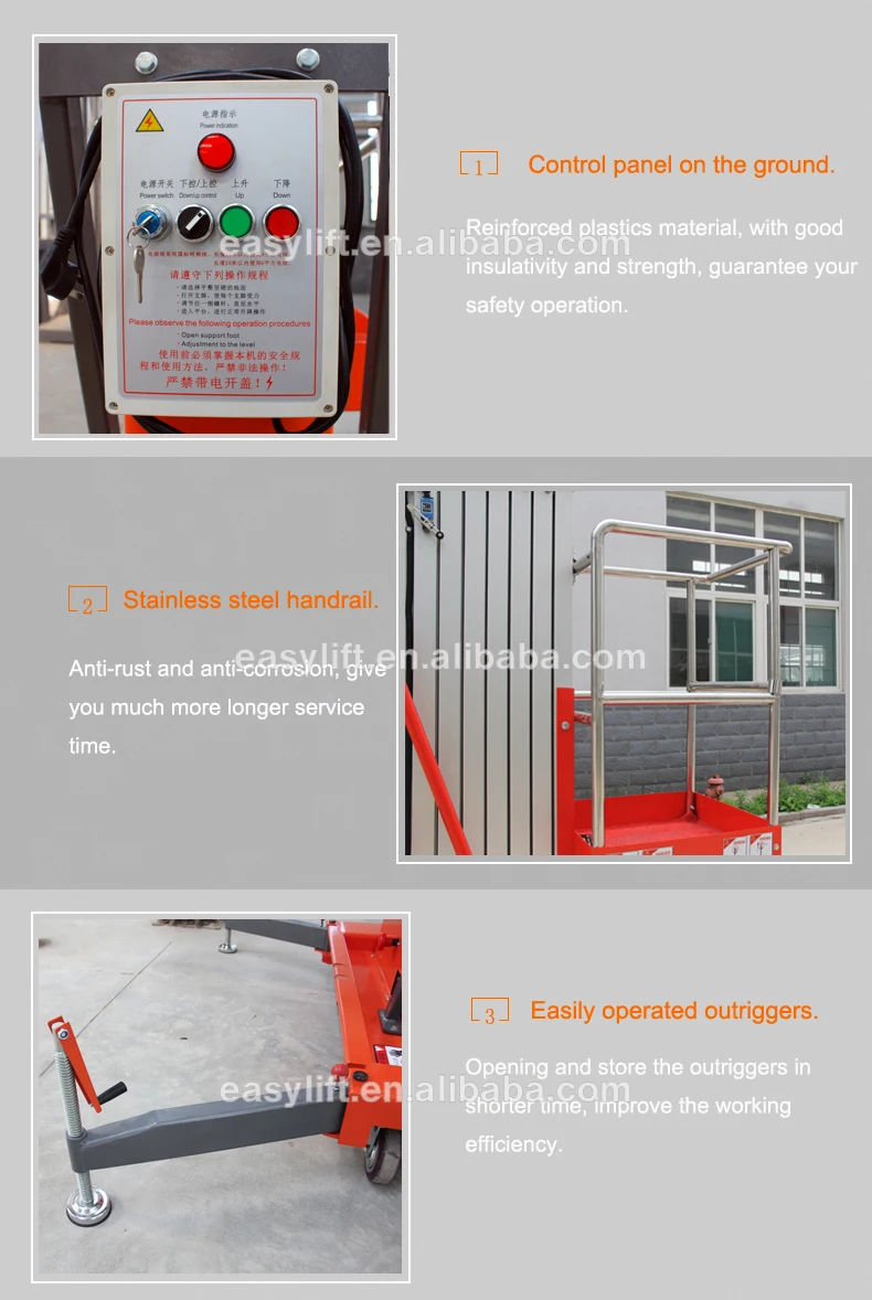 Aluminum Electric Personal Man Lift - Portable & Efficient