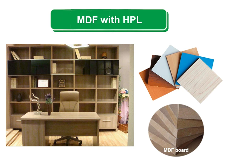 Home Furniture 1mm 2mm 3mm Coloured Melamine Board Thin Mdf Sheet - Buy ...