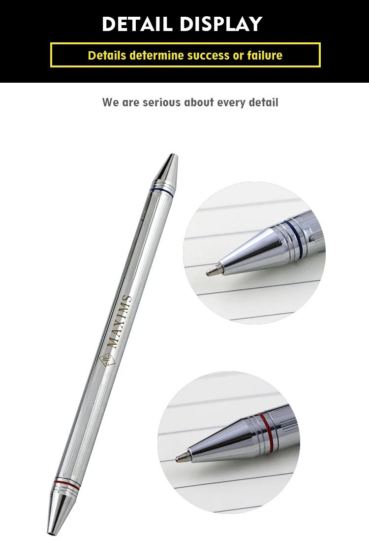 2 in 1 Dual Ink Hotel Pen - Ideal for Advertising & Gifts