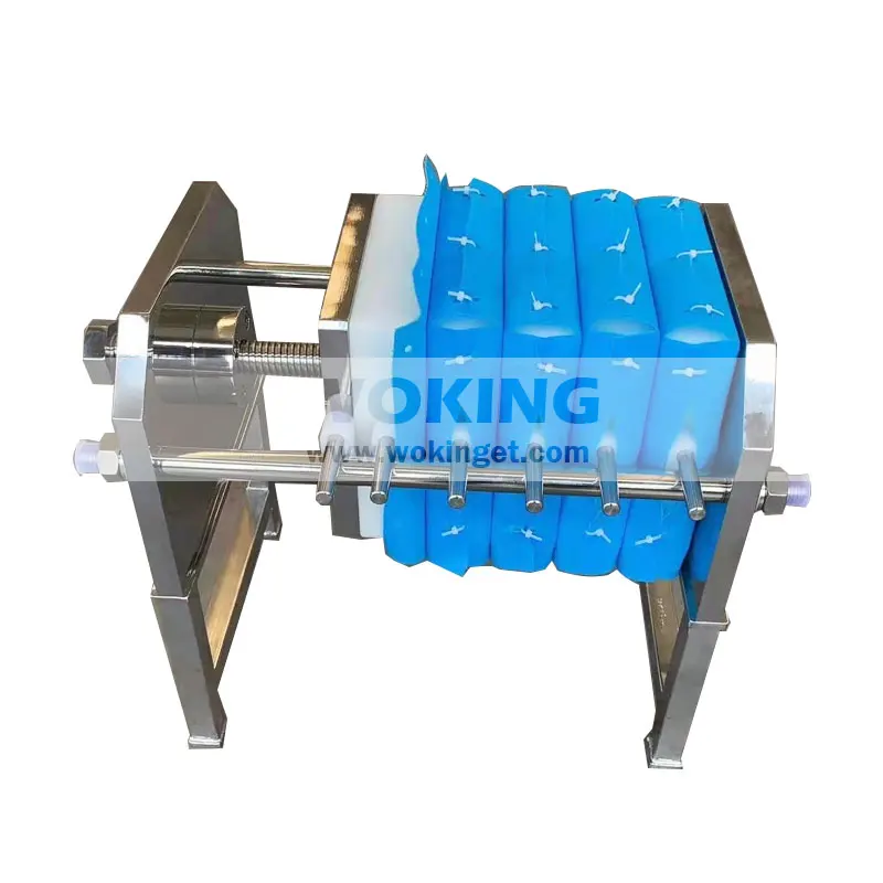 Mini Stainless Steel Filter Press for Solid-Liquid Separation