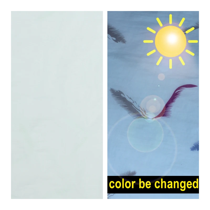 Custom Design Photochromic Fabric - UV Color Change Print