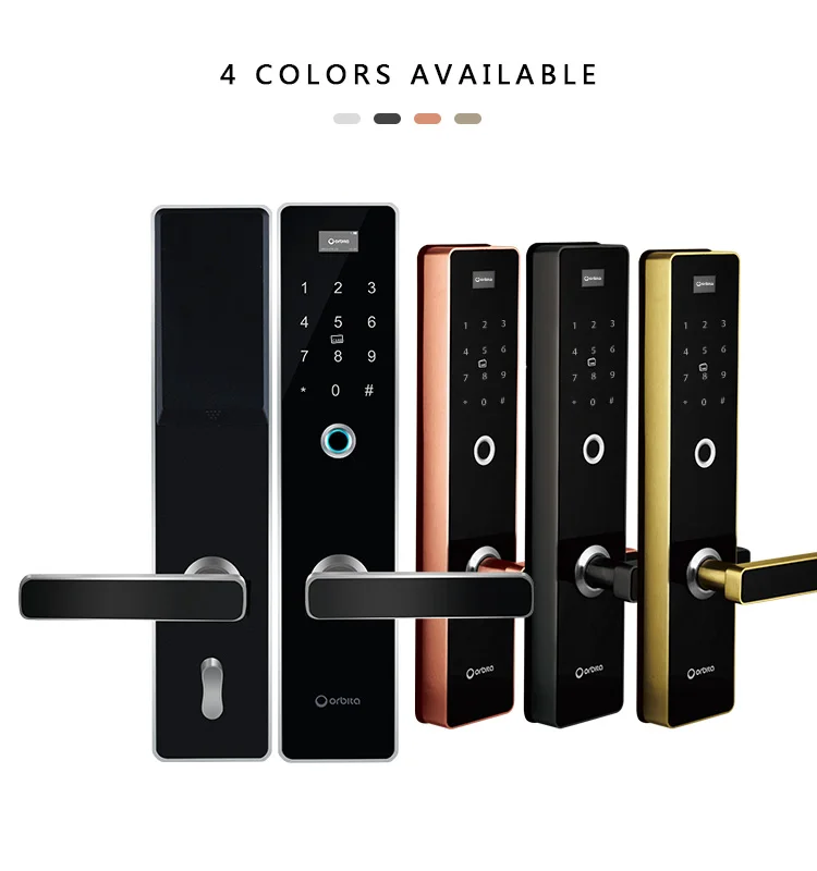 New Euro Style Electronic Keyless Digital Gsm Door Lock Smart Lever ...