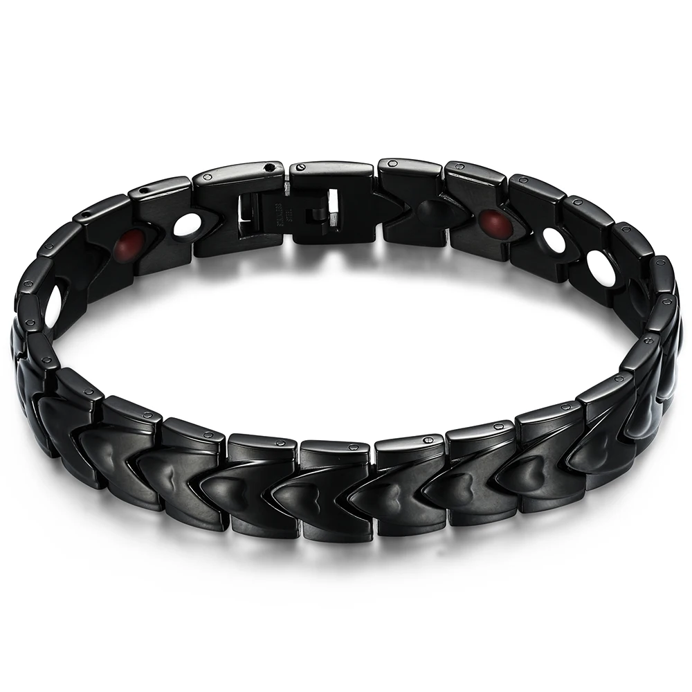 Fashion Health Power Energy Balance Titanium Steel Magnetic Bracelets ...