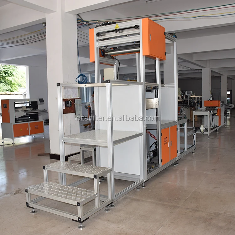 LEITAI Separate HEPA Glass Fiber Pleating Machine for Air Filter Making ...