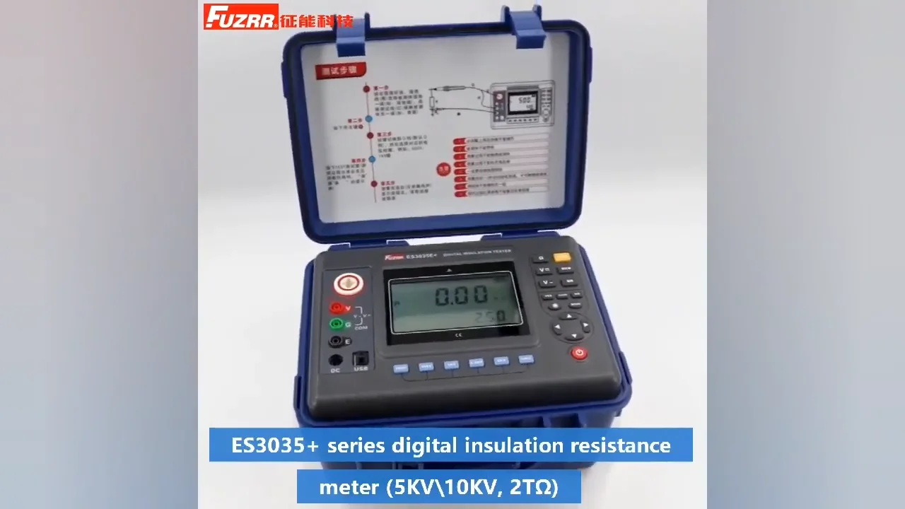 10kv Es3035e+ High Voltage Digital Insulation Resistance Tester Meter ...