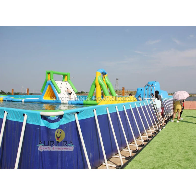 Large Above Ground Steel Pool Rectangular Large Above Ground Pvc Pool ...