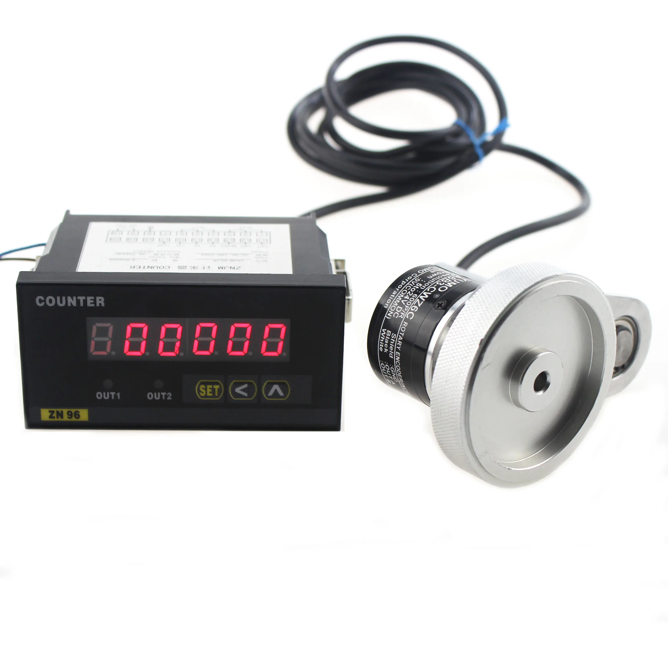 YUMO ZN96-C Wheel-Speed Record Number of Meters Encoder Pulse Intelligent Counter