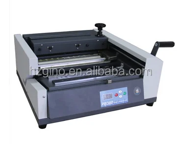 Professional PB-380 Desktop Semi-Auto Hot Melt Glue Binding Machine