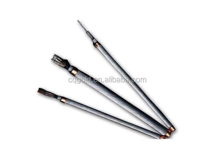 Geophysical Logging Cable 4 Core 3/16" Well Logging Armored Cable - Buy ...