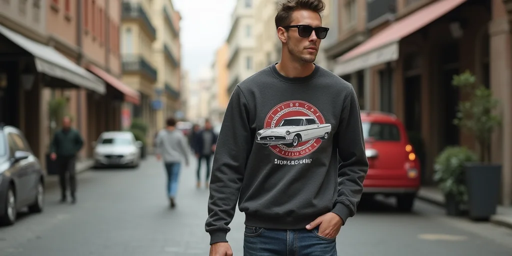 Vintage Car Sweatshirts: The 2025 Fashion Trend Driving Streetwear Style