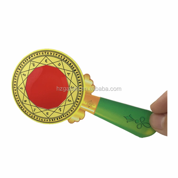 Red Lens Hand Hold Cardboard Spy Style Glasses Secret Decoder 3D Glasses