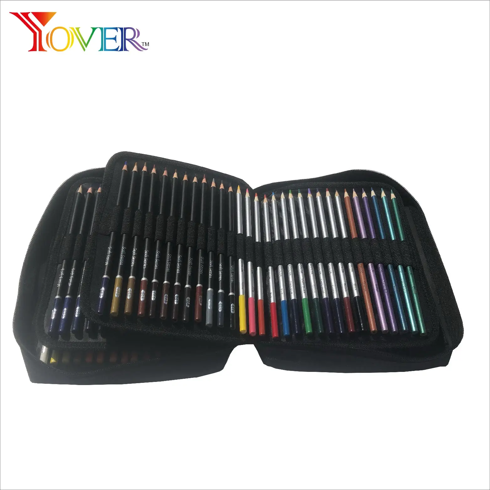 New 120pcs Assorted Colored Pencils Drawing Set In Nylon Case - Buy ...