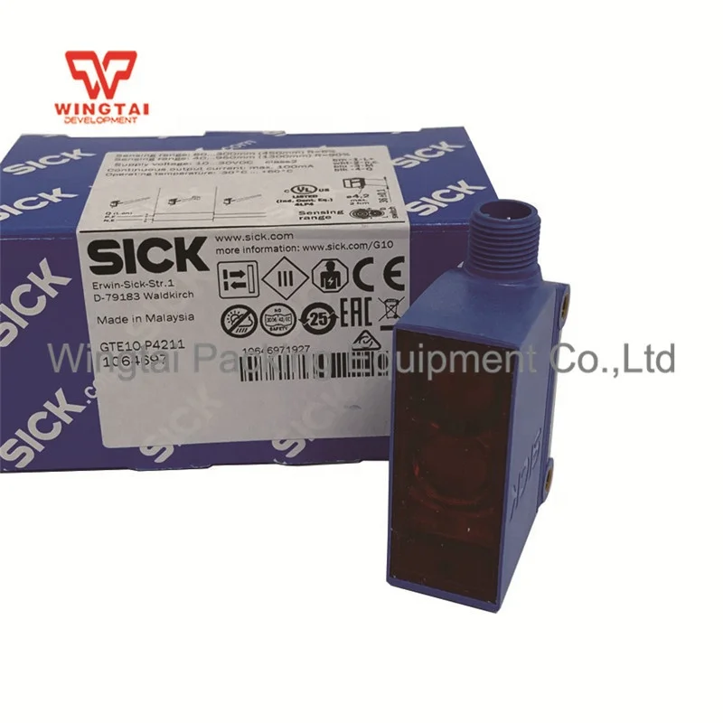 Sick Contrast Sensor Small Photoelectric Sensors Gte10-p4211 To Test ...