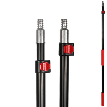 Extentool 8ft Fiberglass/aluminum Push Button Adjustable Pole ...