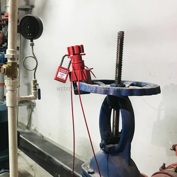 Universal Industrial Quarter Turn Ball Valve Handle Rod Safety Loto ...