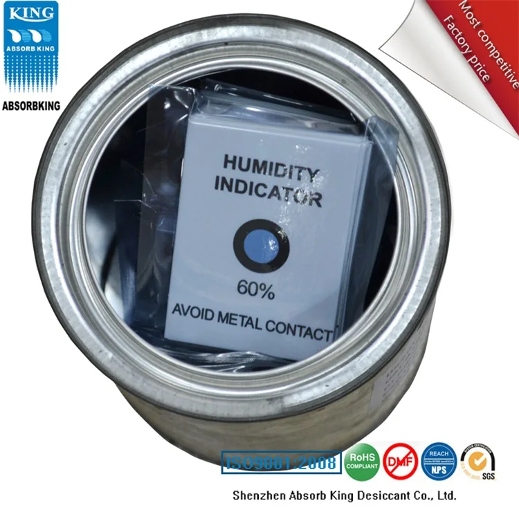 Medical Food Color Change Reversible Humidity Indicator Card ...