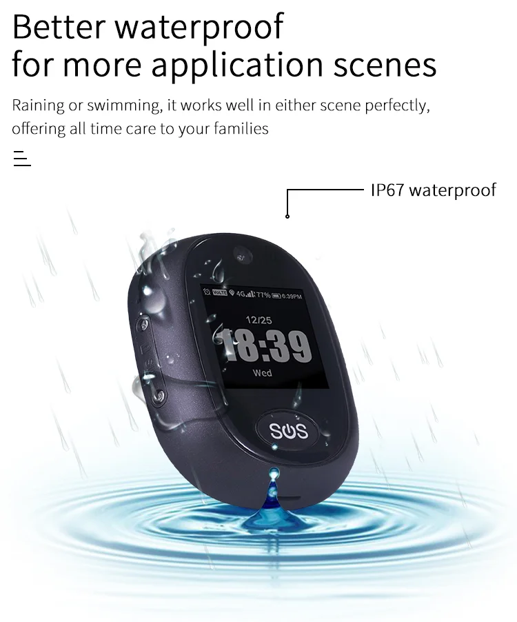 Personal Emergency Response Senior Sos Medical Alert Device 4g Gps ...