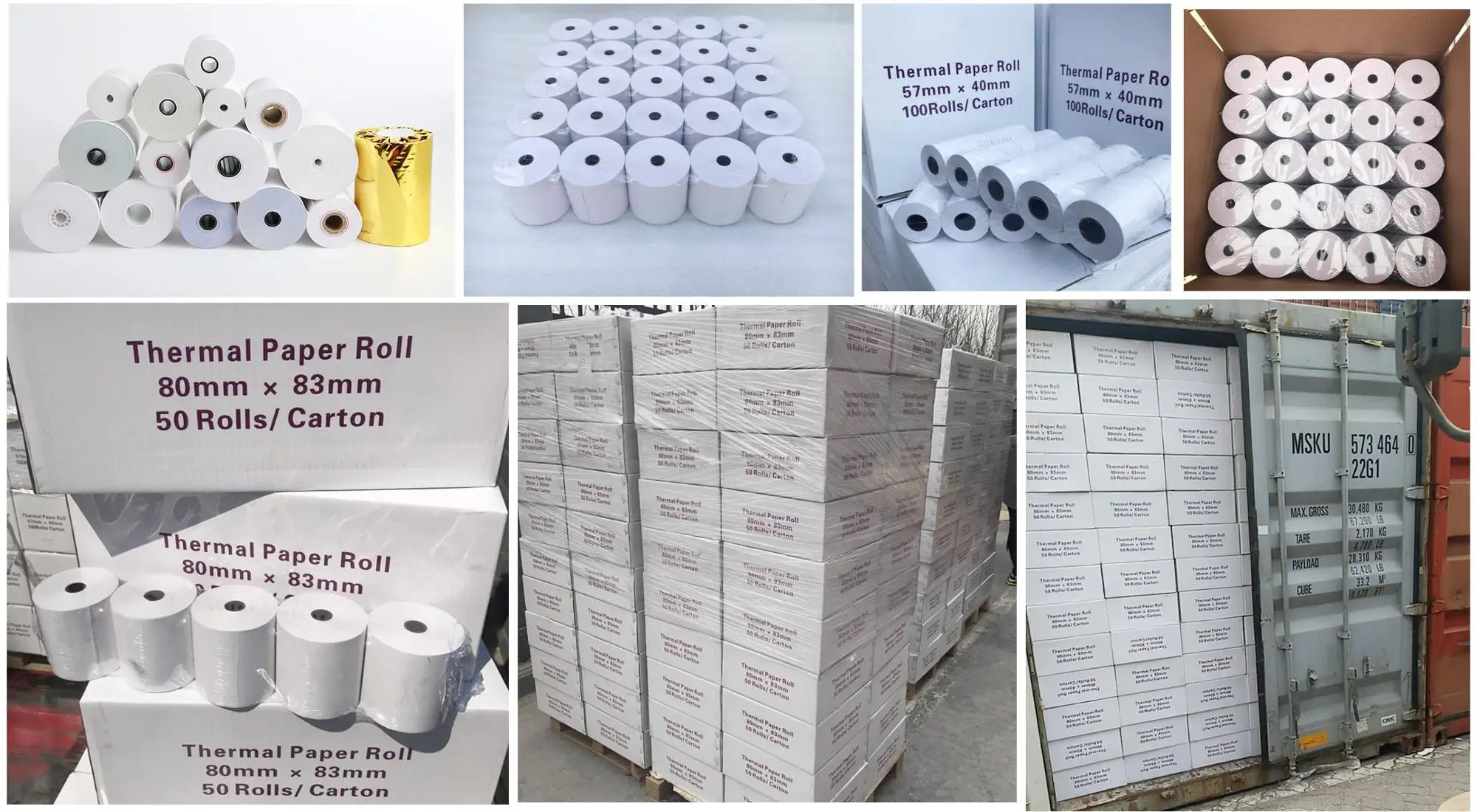 Heat-sensitive Paper Blank Thermal Paper For Cash Register - Buy ...