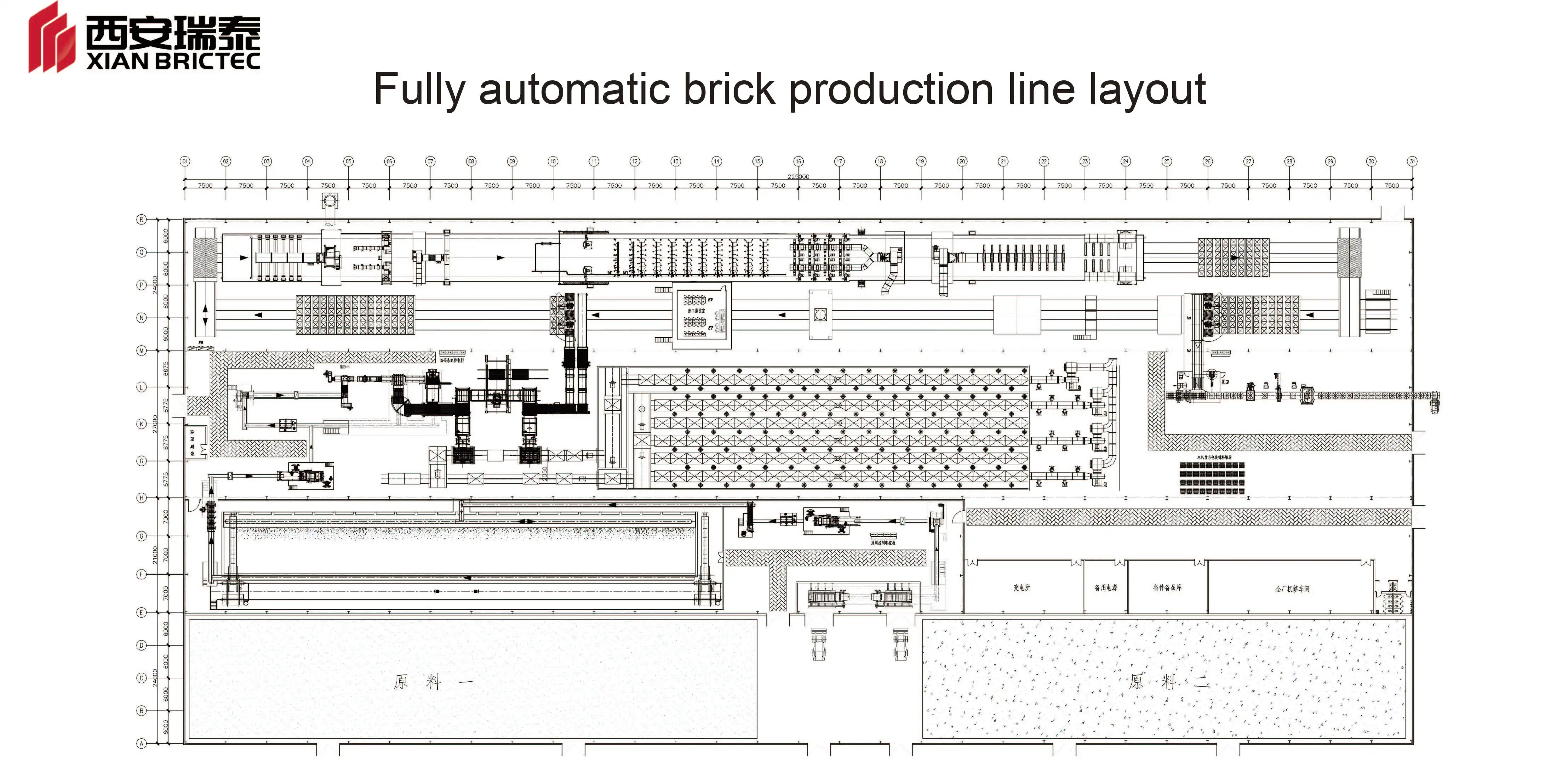 Clay Brick Production Line With Vacuum Extruder Fire Brick Shuttle Kiln ...