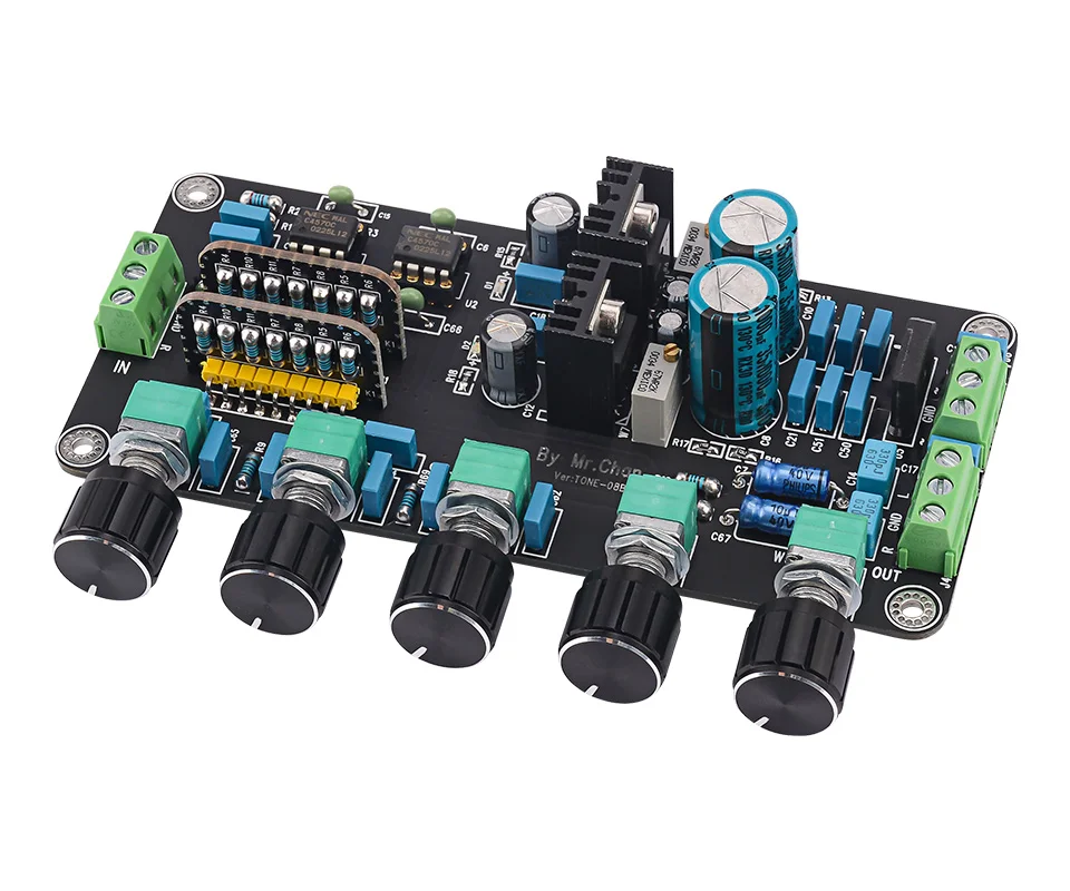 Aiyima Preamp Tone Board Upc4570c Op Amp Stereo Preamplifier Volume ...