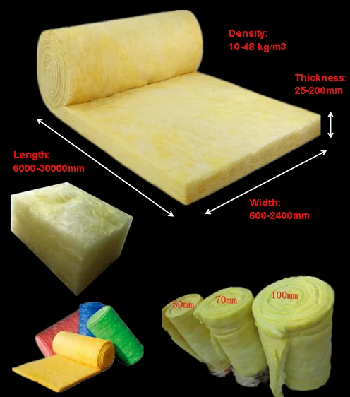 Supplier Thermal Insulation Blanket Yellow Fiberglass Insulation Price ...