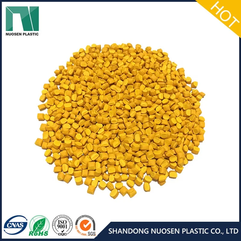 Recycled Hdpe Yellow Color Masterbatch With Plastic Raw Material ...