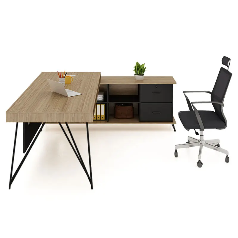 Simple Office Table Office Furniture Executive Table Wholesale Wooden ...