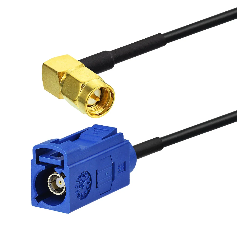 Fakra Cable Fakra C Female To Sma Male Right Angle Rg174 15cm Gps Pigtail Coax Cable For Gps ...