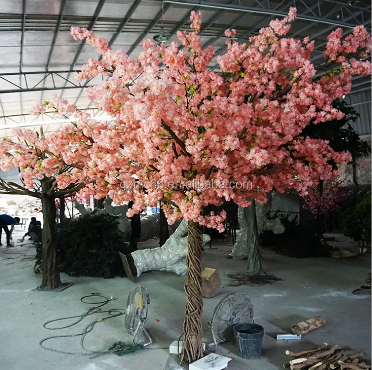 Indoor Simulation Cherry Blossom Artificial Flower Tree For Decoration ...