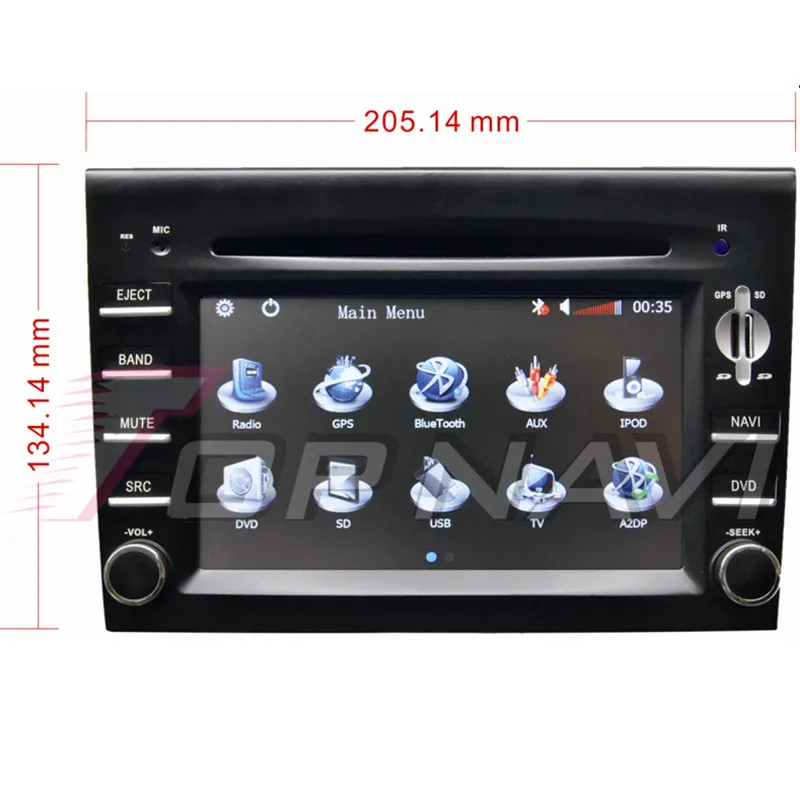 6.2 Inch Android Car Gps Stereo For Porsche 911 997 Cayman 2005 2006 ...