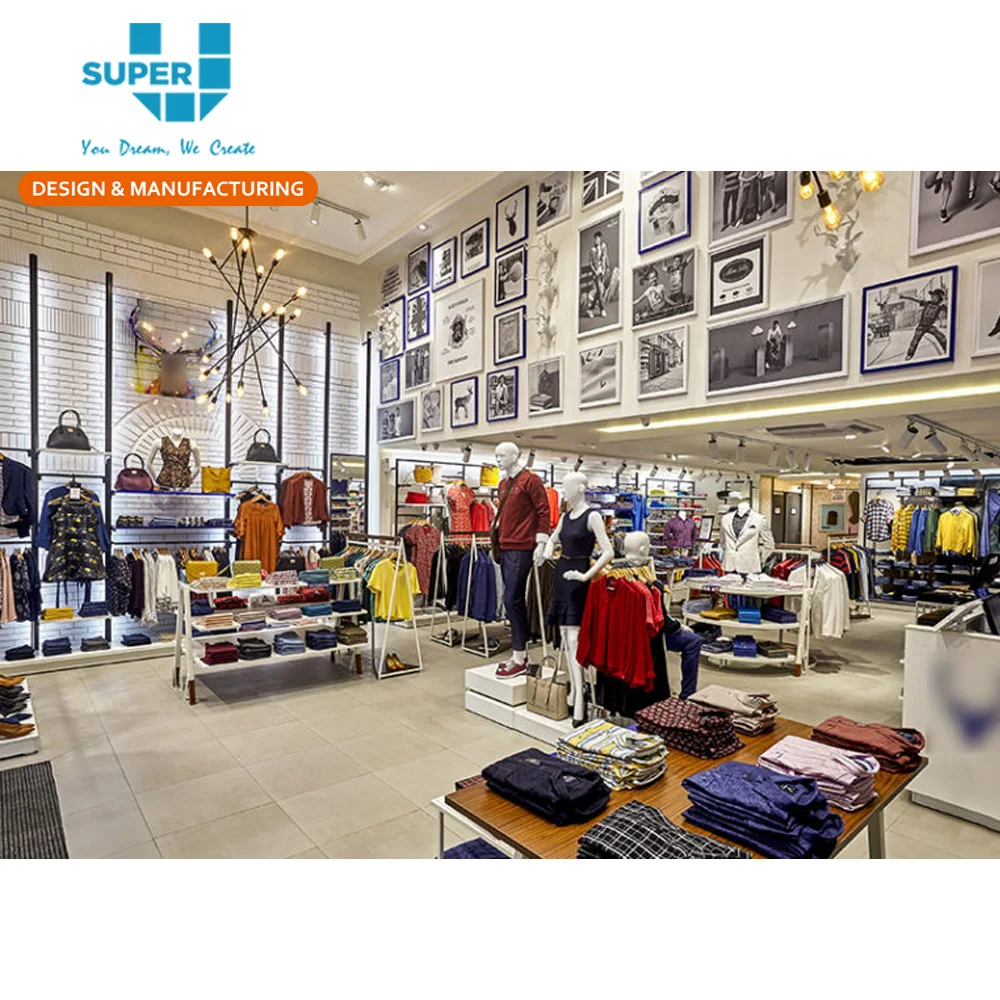 Unique Fashion Commercial Store Design And Shopping Mall Clothing ...