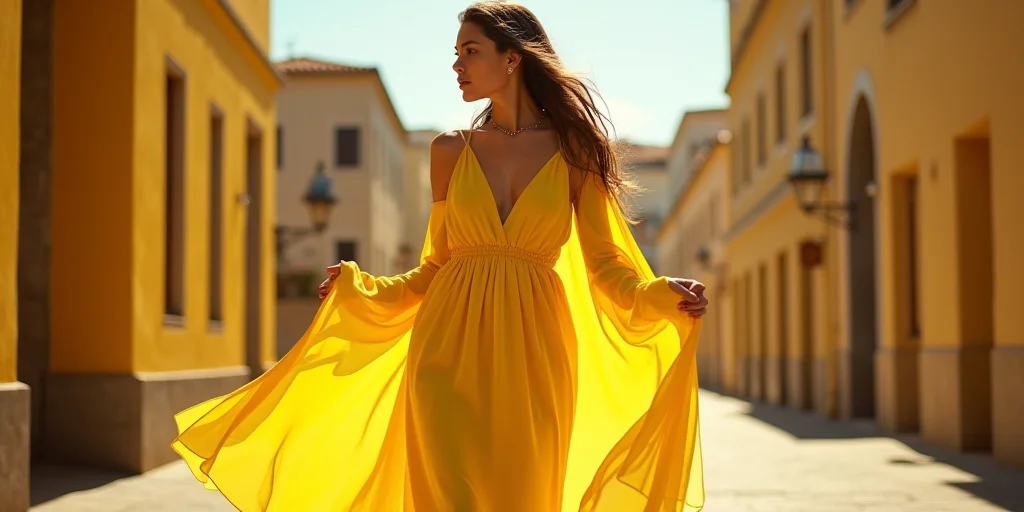 Yellow Long Dress Summer – Stylish 2025 Maxi Trends on Alibaba.com
