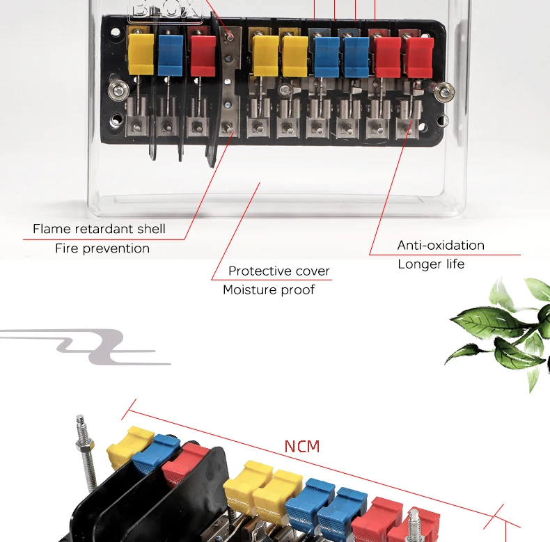 Electric Energy Metering Test Terminal Block & Junction Box Switch