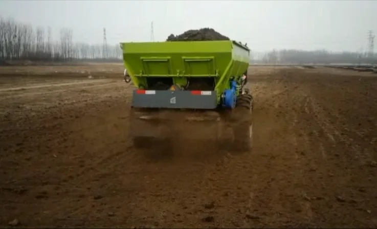 Pto Traditional Atv Muck Fertilizer Spreader Trailer Dropping Solid ...