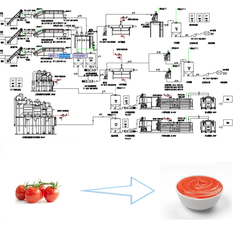 Efficient Tomato Paste Production Line - QIANWEI Machines