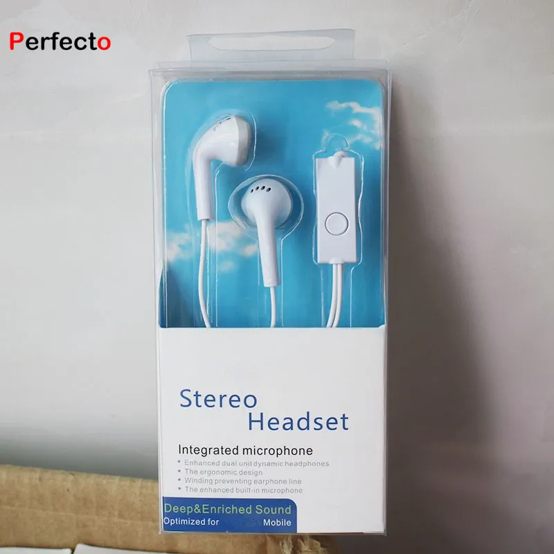 For Samsung Ehs61 3.5mm Wired Headphones Music Earphone In-line Control ...