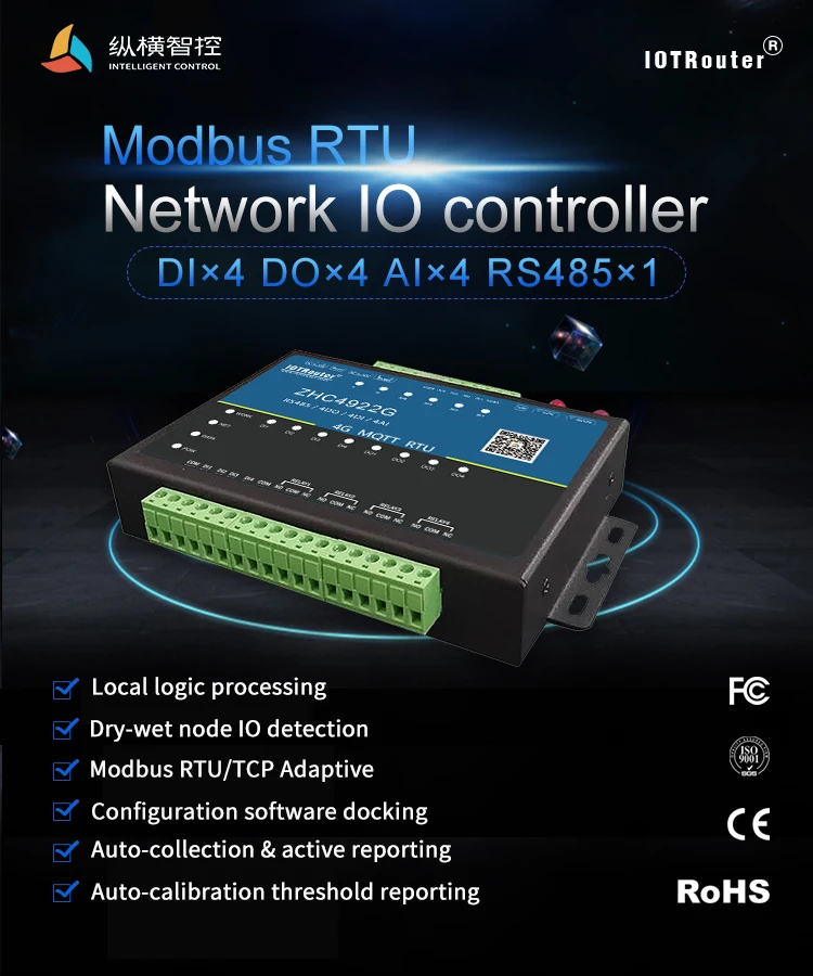 Industrial Iot Gateway 3g 4g Modem With Ethernet Port Thermostat Rs485 ...