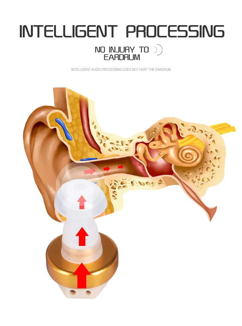 Hand Held Sound Amplifier Hearing Aid For Hearing Impaired - Buy Hand ...