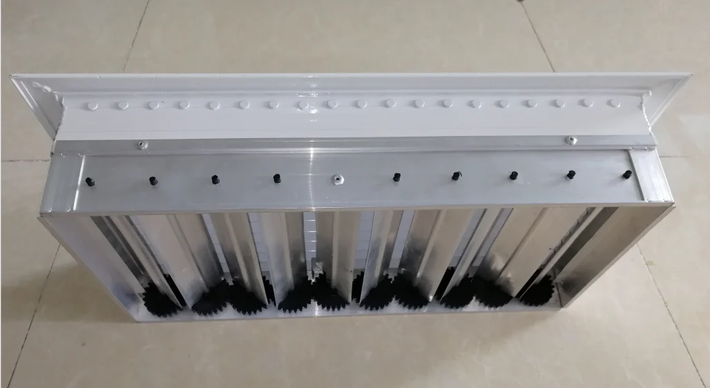 White Aluminum Double Deflection Linear Grille for Hotels
