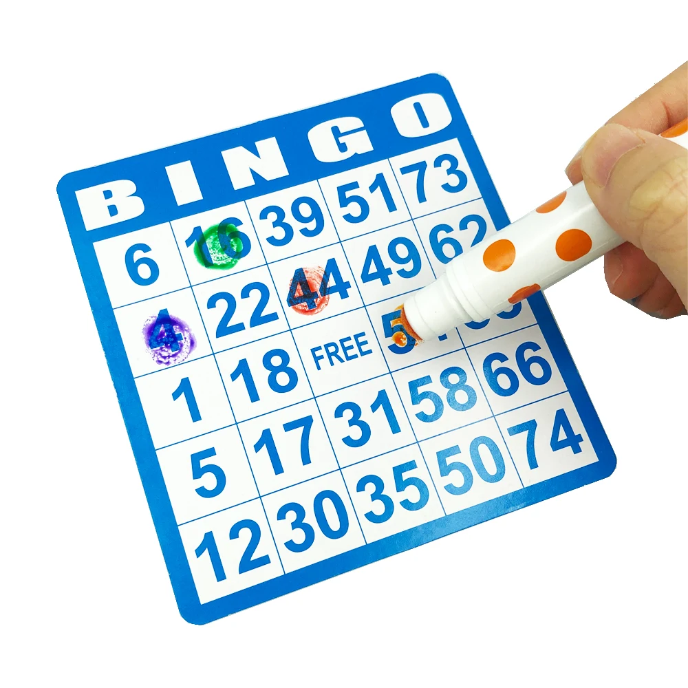 Mini Bingo Dauber Sets 6 Pack In Mixed Colors Bingo Ink - Buy Bingo ...