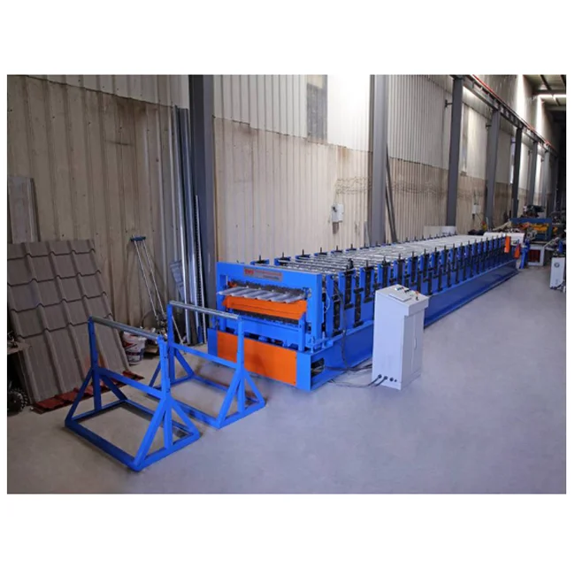 Roll Former China Double Layer Metal Roofing Panel Roll Forming Machine ...