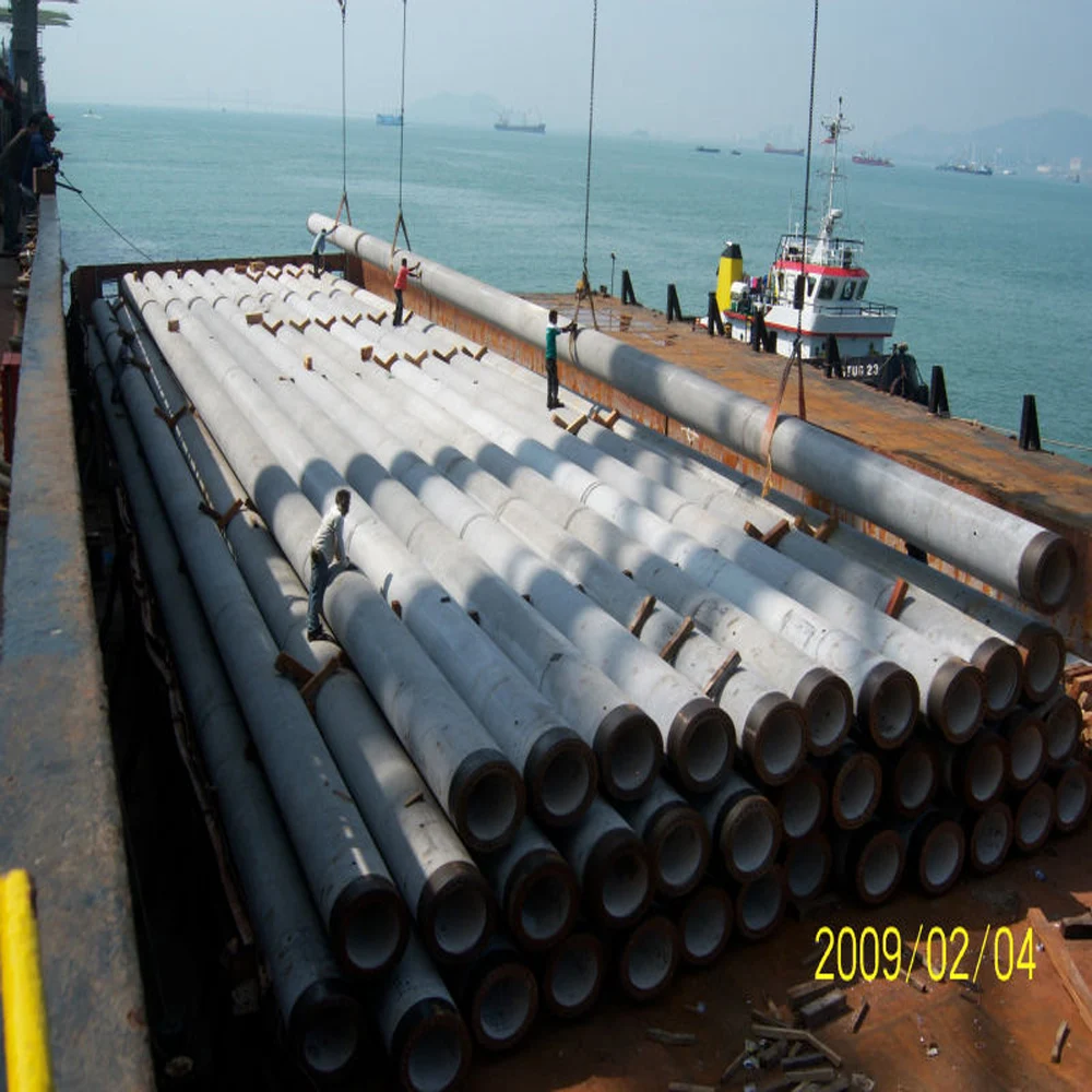 Reinforced Concrete Spun Pile For Foundation Piling Jetty Construction ...