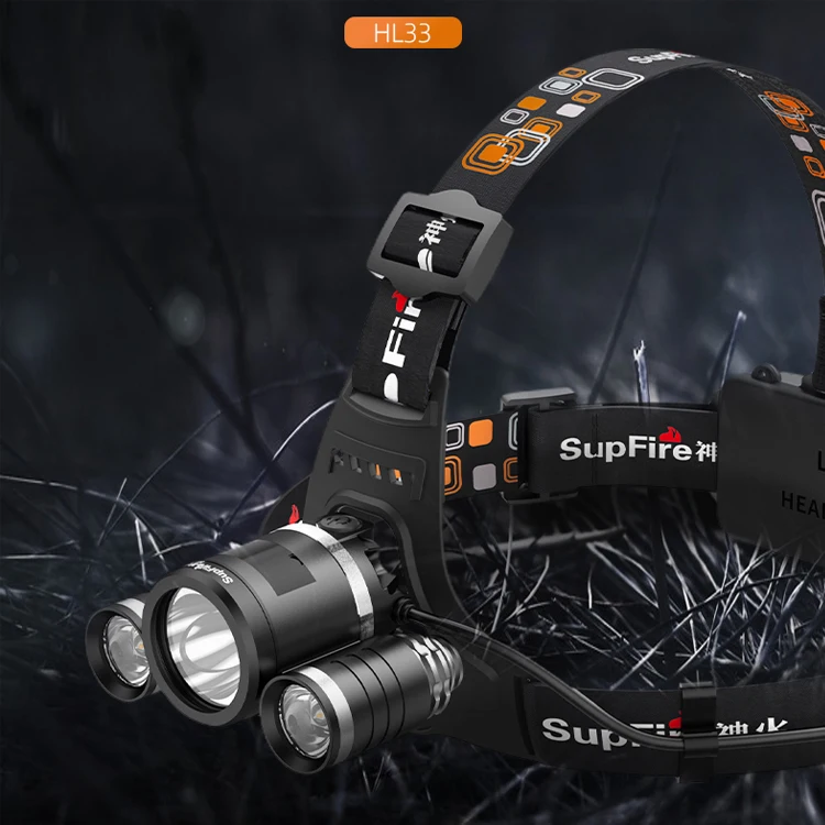 Headlamp For Mining Usb Rechargeable With Threr Lights Long Runtime Xpe ...