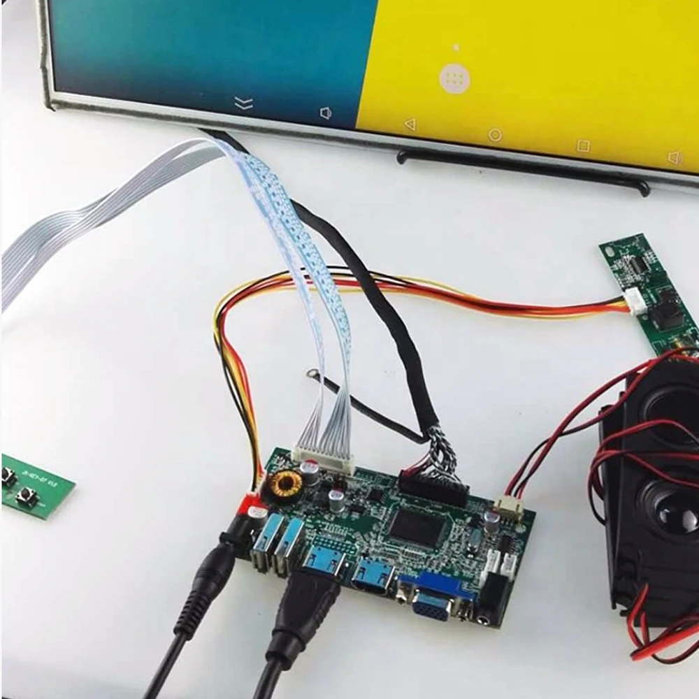 2ch Hd Signal Usb Lvds Tft Lcd Display Driver Board Monitor Motherboard ...