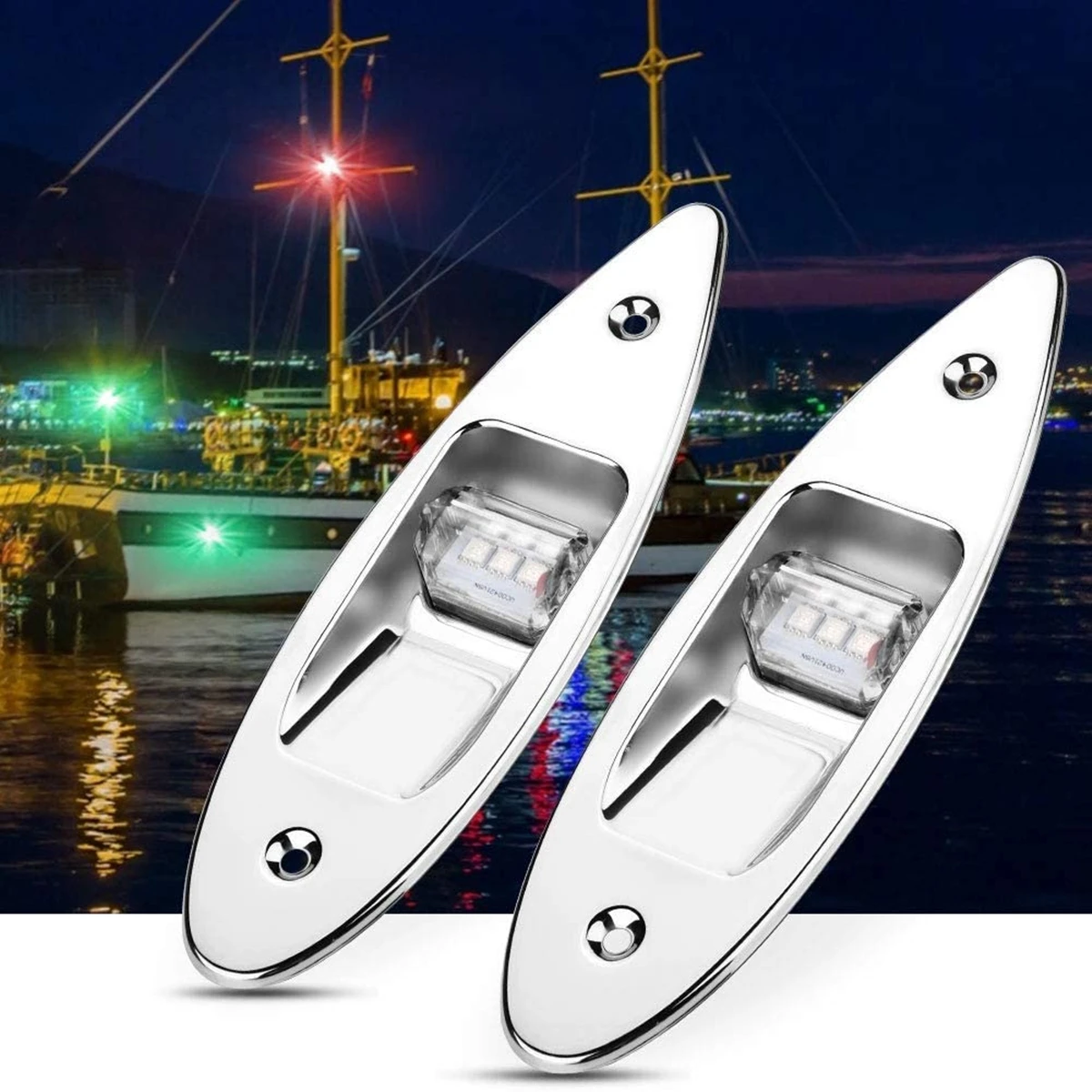 Flush Mount LED Navigation Lights - Marine Safety Essentials