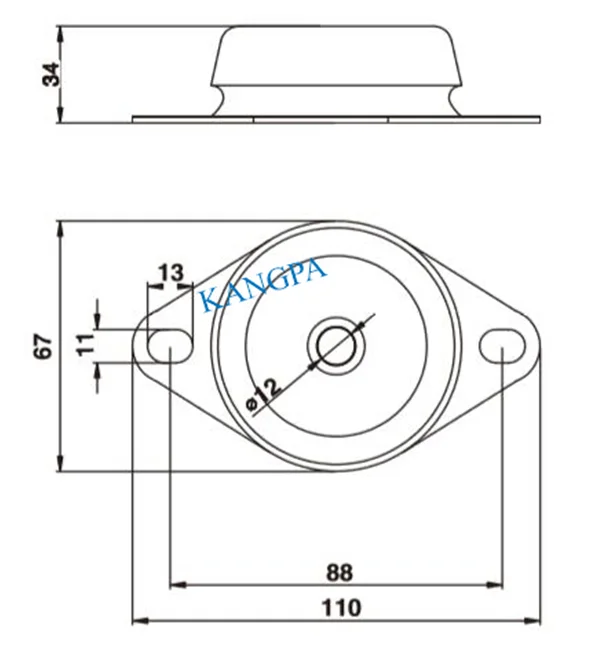 Vibration Damper Anti Vibration Pads For Generators - Buy Diesel Engine ...